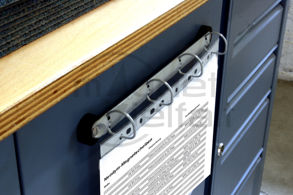 Magnetic ring binder mechanisms | www.magnetvielfalt.de